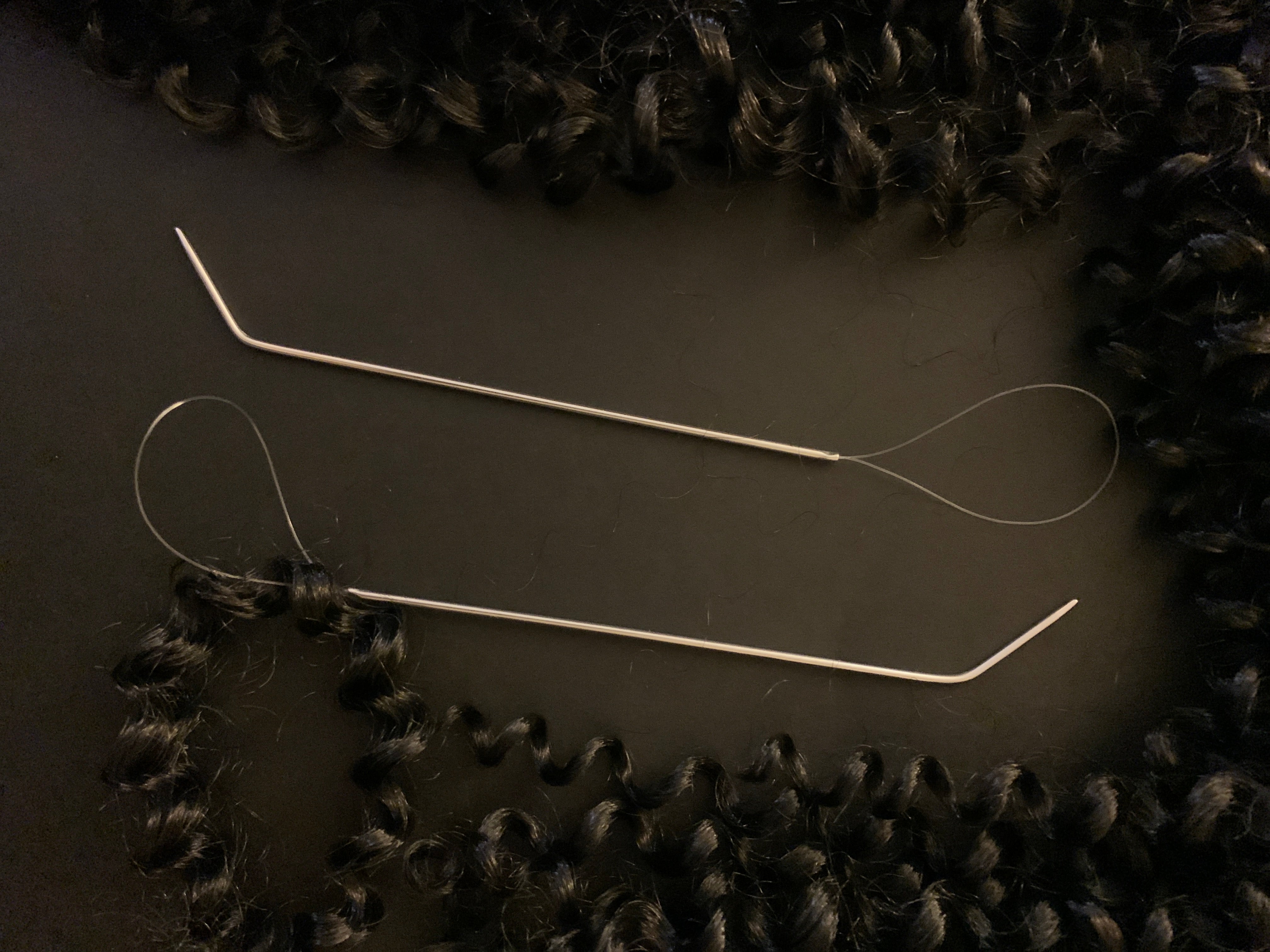 Bent-Tip Knotless Crochet Needle – Magnified Mane